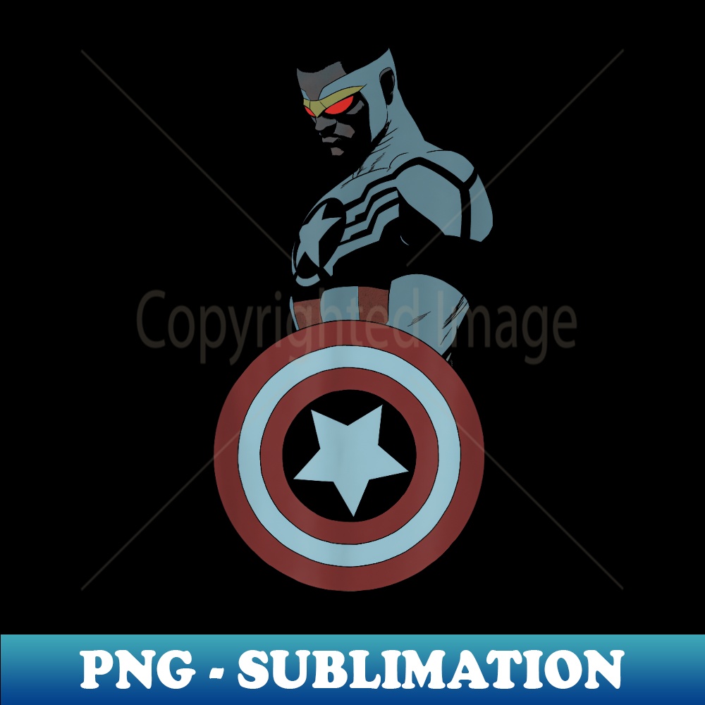 Marvel Avengers Sam Wilson Captain America Portrait - Aesthe | Inspire ...