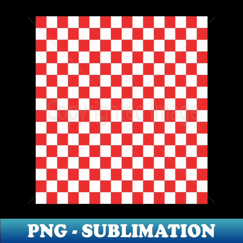 Red And White Checkerboard Pattern - Instant PNG Sublimatio | Inspire ...