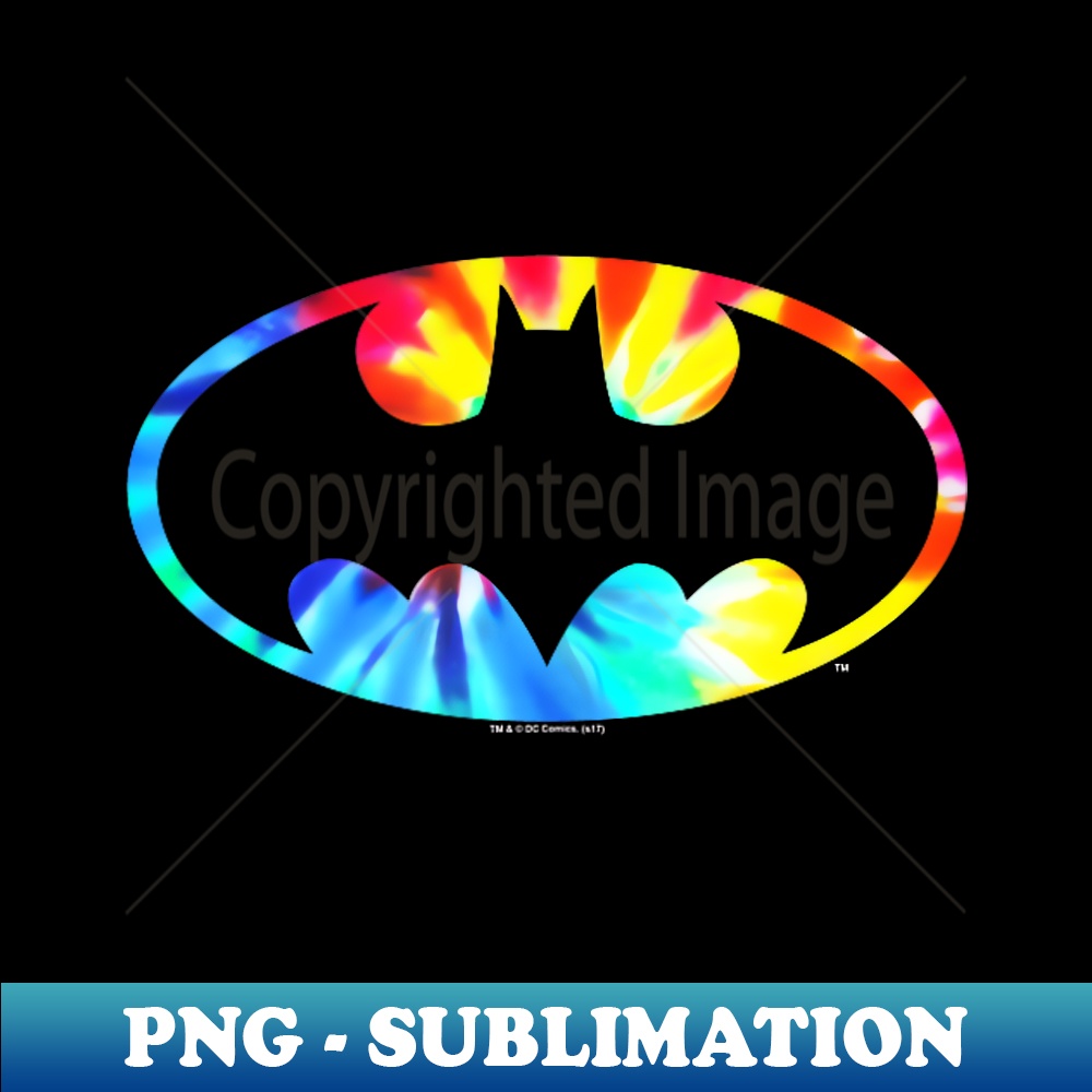 Batman Tie Dye Batman Logo - Digital Sublimation Download Fi | Inspire ...