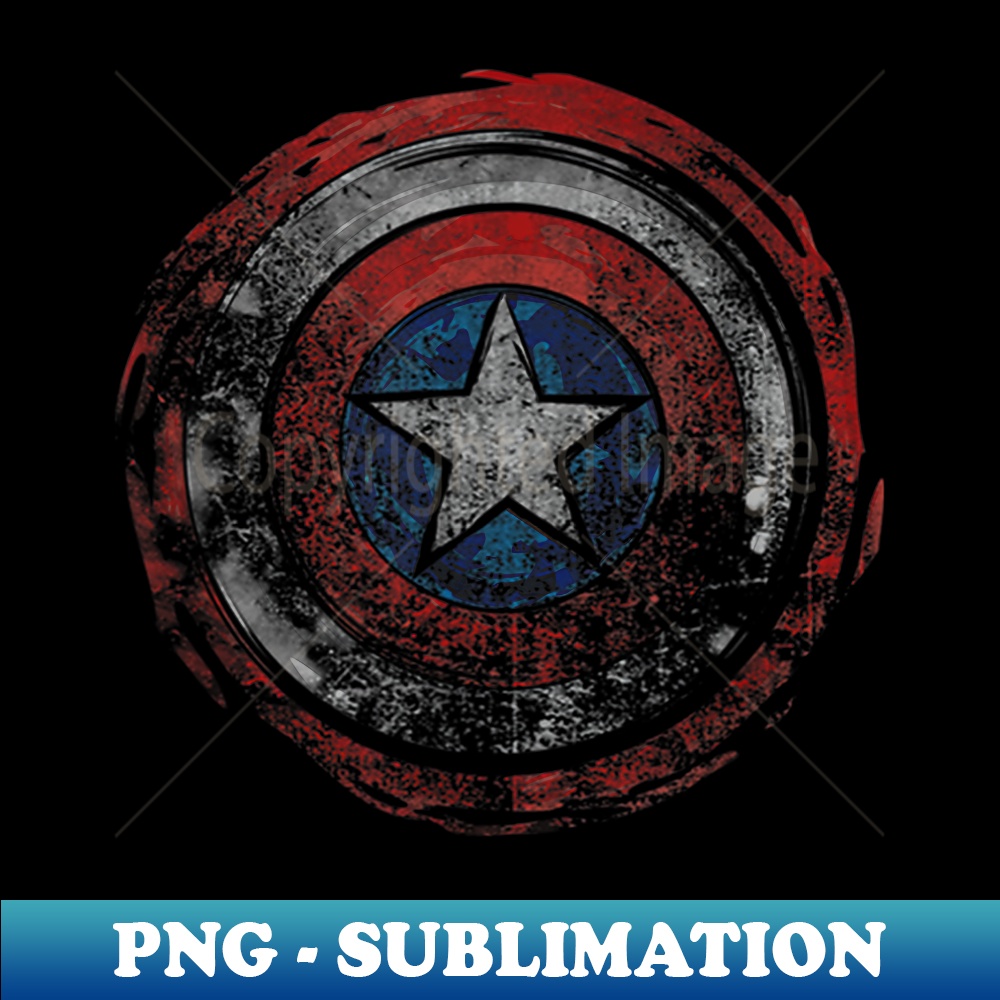 Marvel Comics Distressed Painted Captain America Shield - PN | Inspire ...