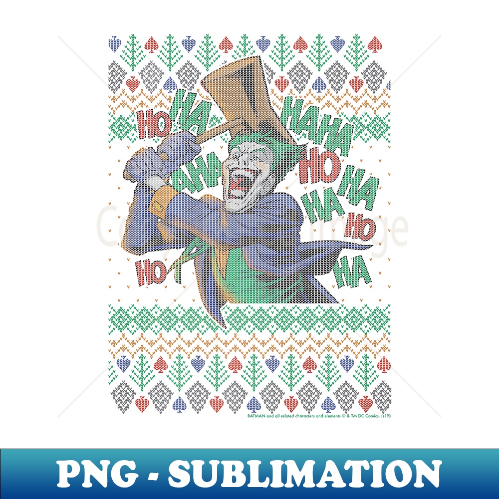DC Comics Christmas The Joker Laugh Ugly Sweater - Creative | Inspire ...