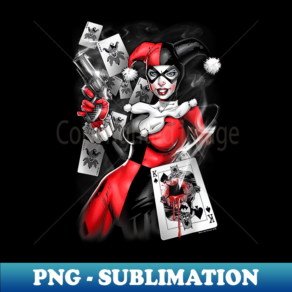 Harley Quinn Smoking Gun - High-Resolution PNG Sublimation F | Inspire ...