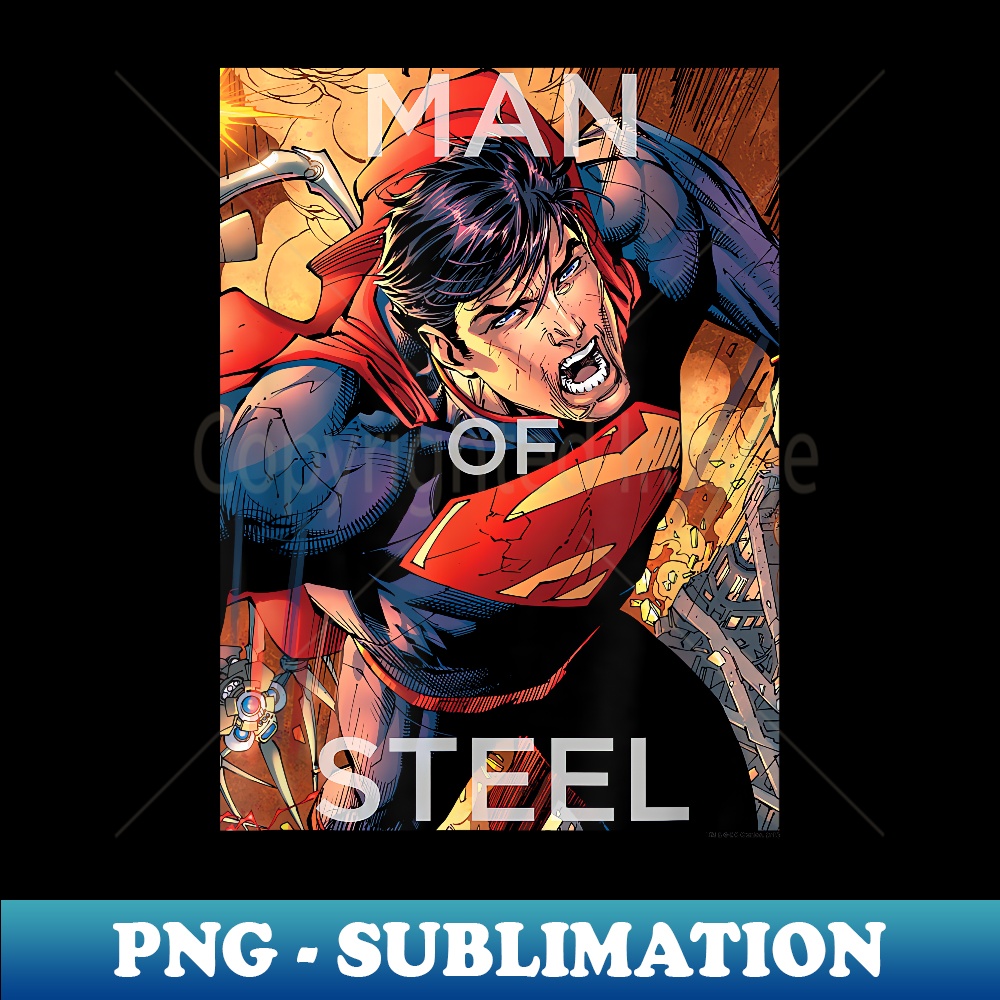 Superman Flight of Steel T - Sublimation-Ready PNG File - Sp | Inspire ...