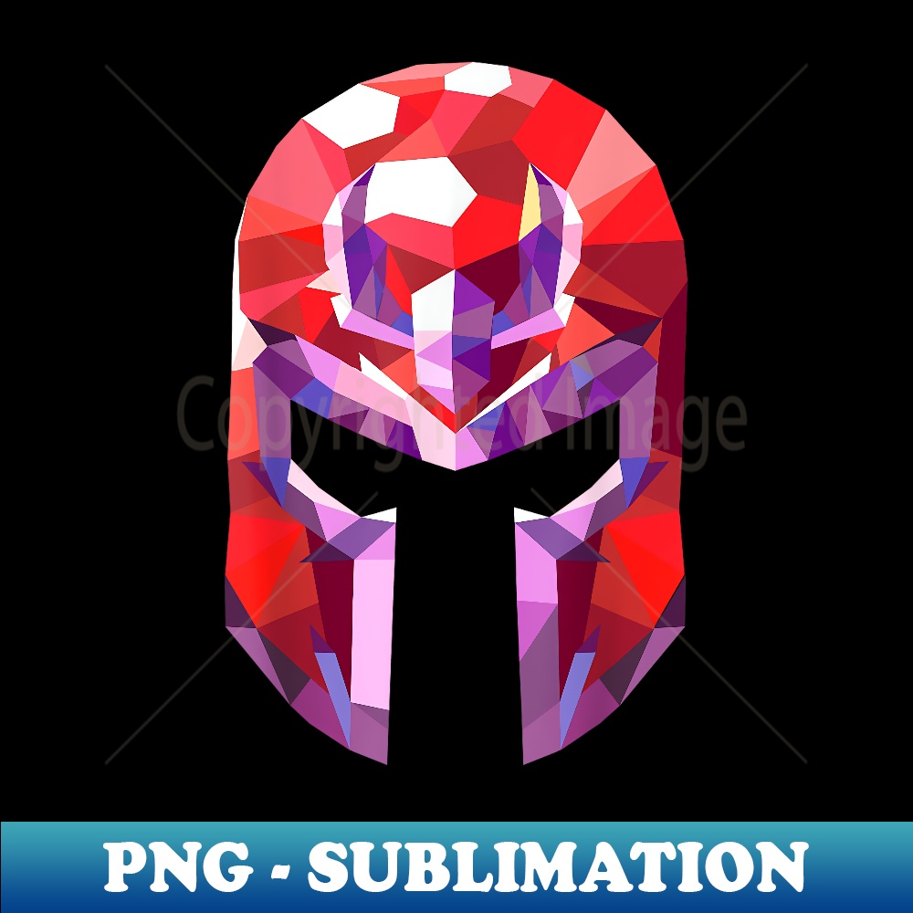 Marvel X-Men Magneto Geometric Prism Helmet Graphic - PNG Tr | Inspire ...