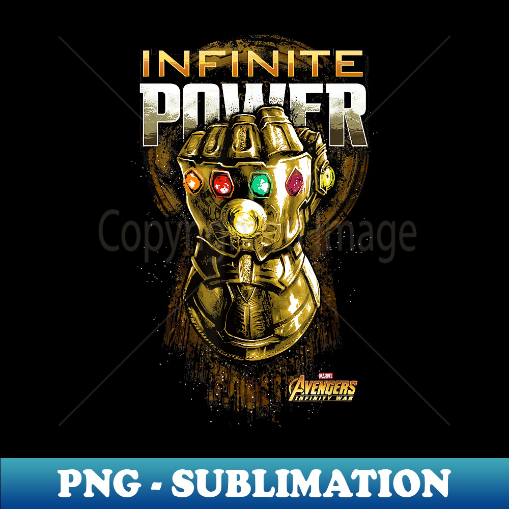 Marvel Avengers Infinity War Gold Gauntlet Graphic - Elegant | Inspire ...