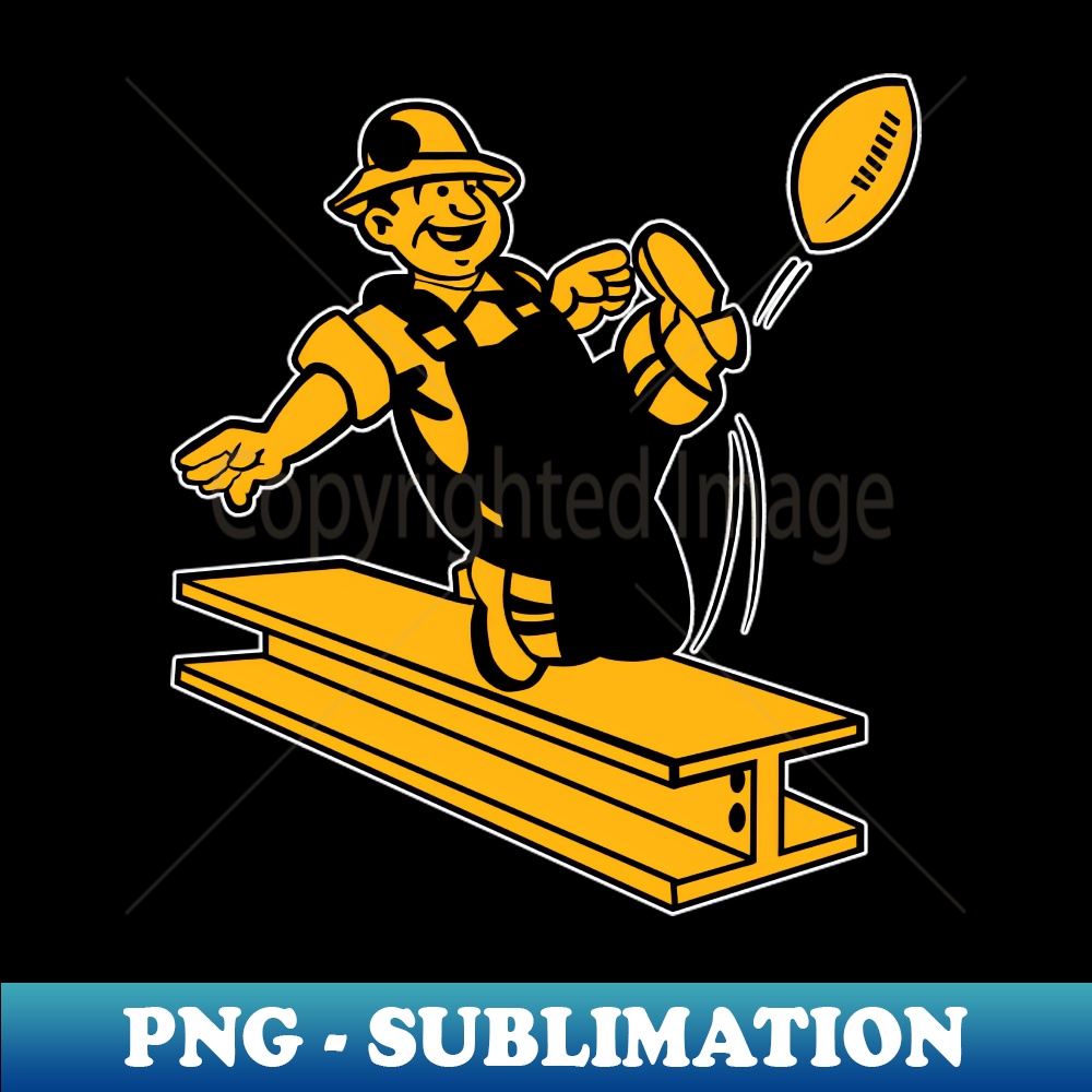 Vintage Steeler football mascot logo - Decorative Sublimatio - Inspire ...