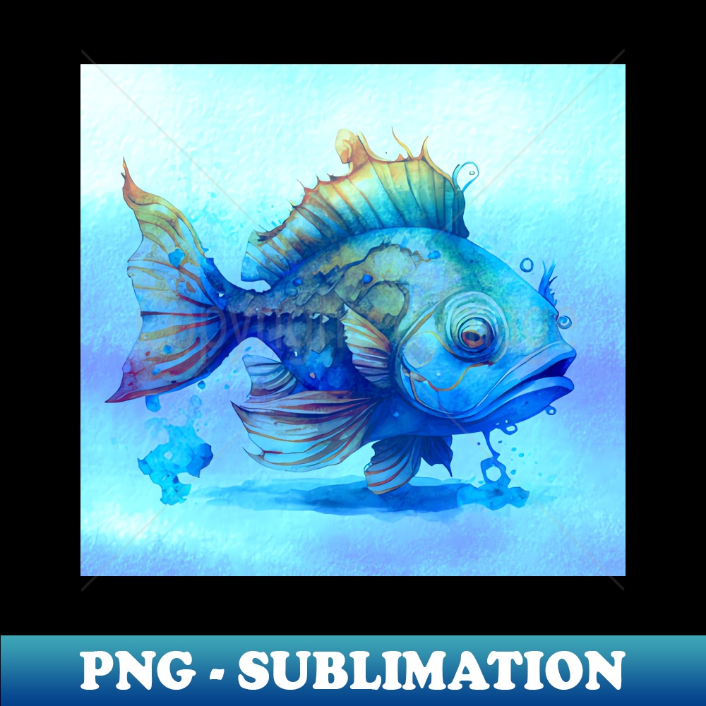 Fin The Tropical Fish - Digital Sublimation Download File - | Inspire ...