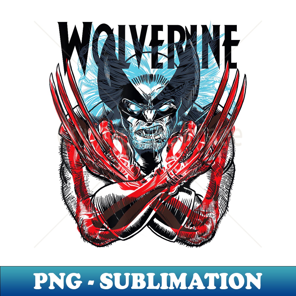 Marvel X-Men Mutant Wolverine Claws X-Ray Retro - High-Quali | Inspire ...