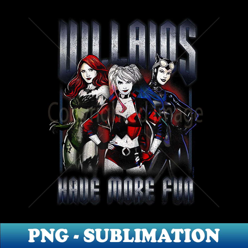 DC Comics Batman Villain Group - Exclusive PNG Sublimation D | Inspire ...