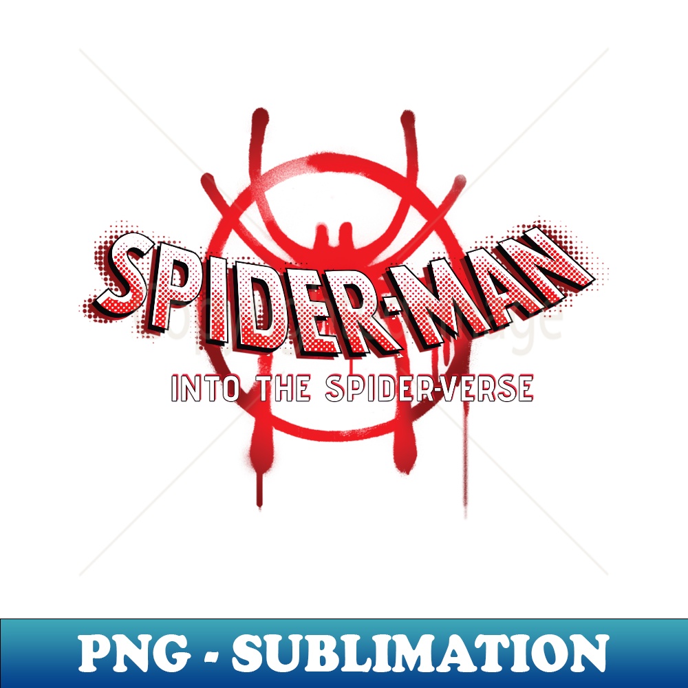 Marvel Spider-Man Into the Spider-Verse Logo Hoodie - PNG Su - Inspire ...