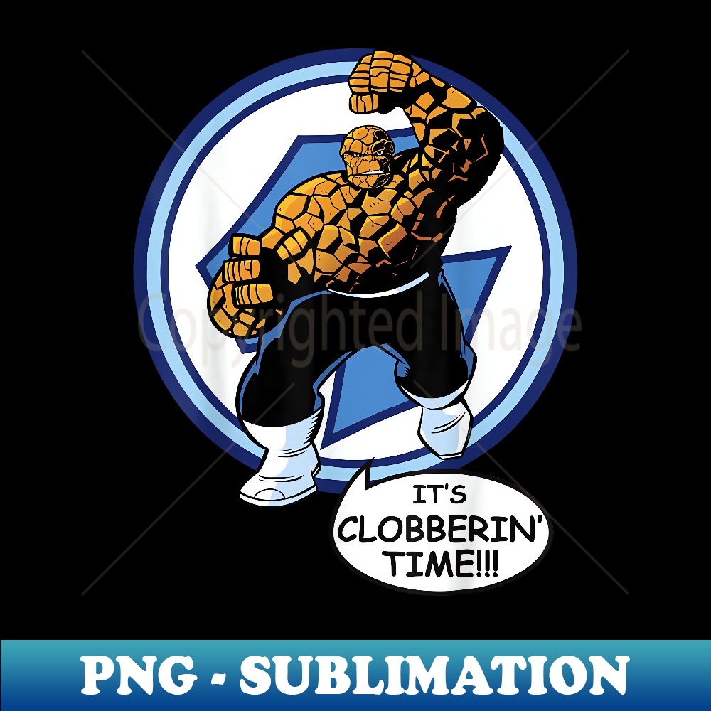Marvel Fantastic Four The Thing Clobberin' Time Circle - Exc | Inspire ...