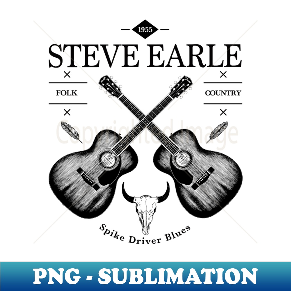 Steve Earle Acoustic Guitar Vintage Logo - Signature Sublima | Inspire ...