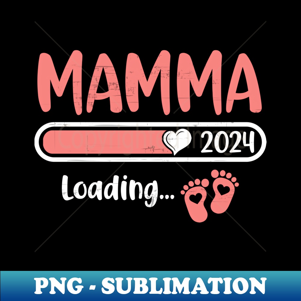 Mamma Loading 2024 For Pregnancy Announcement Baby Shower - | Inspire ...