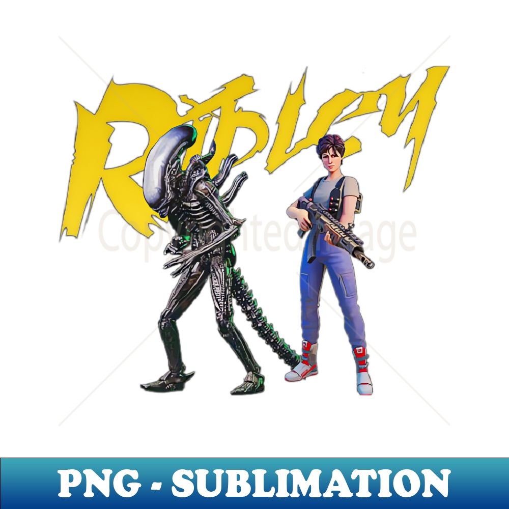 ripley and alien - Retro PNG Sublimation Digital Download - - Inspire ...