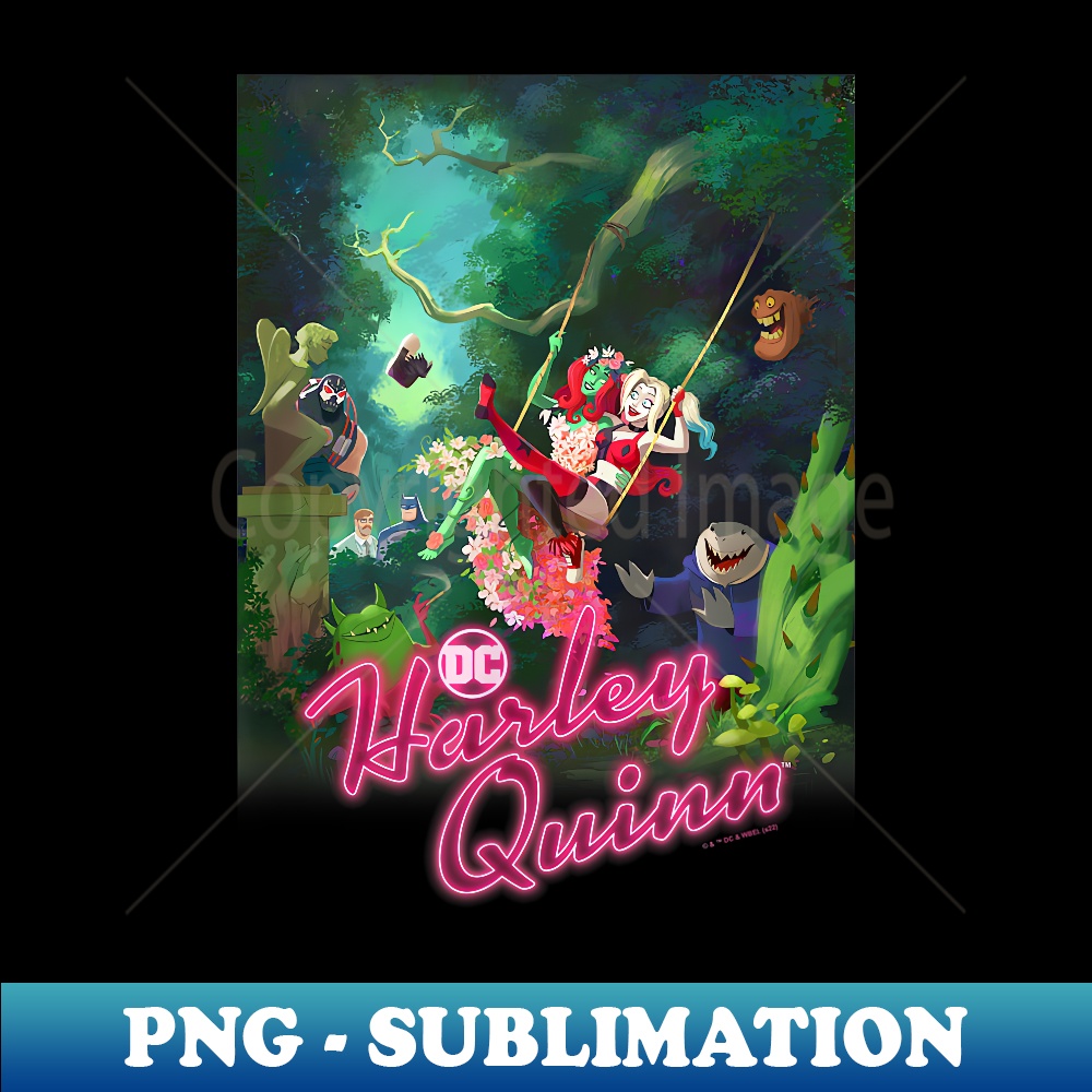 DC Comics Harley Quinn Nature Group - Exclusive PNG Sublimat | Inspire ...