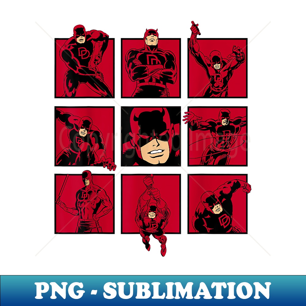 Marvel Daredevil The Faces of The Man With No Fear - Premium | Inspire ...