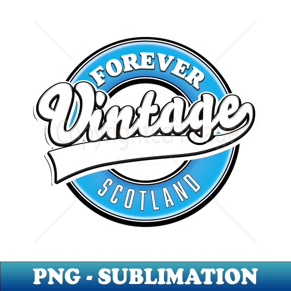 forever vintage Scotland logo - PNG Transparent Digital Down | Inspire ...