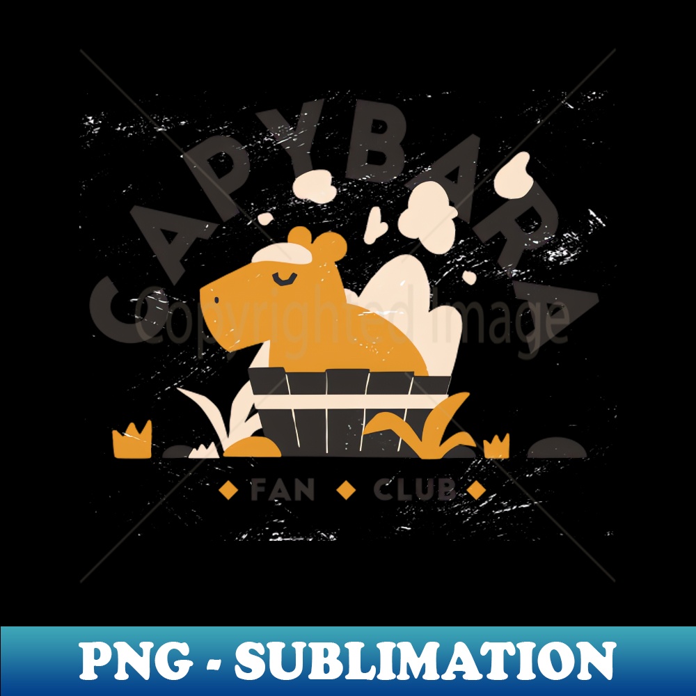 Capybara Fan Club - Exclusive PNG Sublimation Download - Fas - Inspire ...