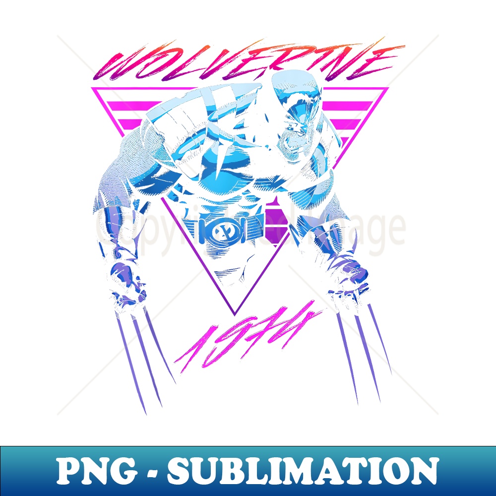 Marvel X-Men Wolverine Neon Retro Logan - Modern Sublimation | Inspire ...