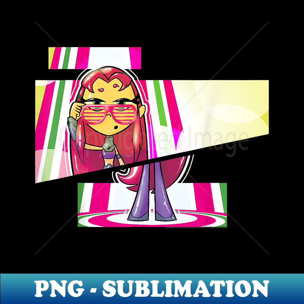 DC Comics n Titans Go! Starfire Cut Panels - Artistic Sublim | Inspire ...