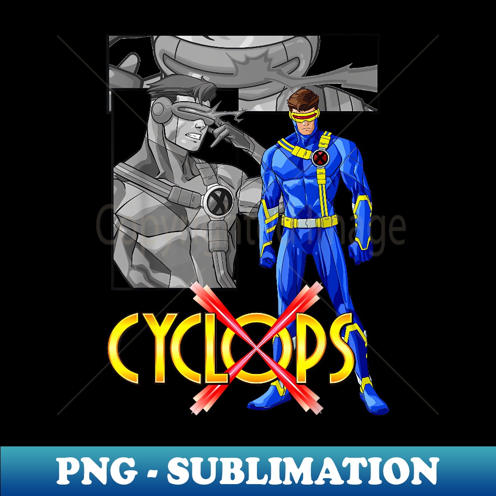 Marvel X-Men Cyclops Collage Panel Logo - Modern Sublimation | Inspire ...
