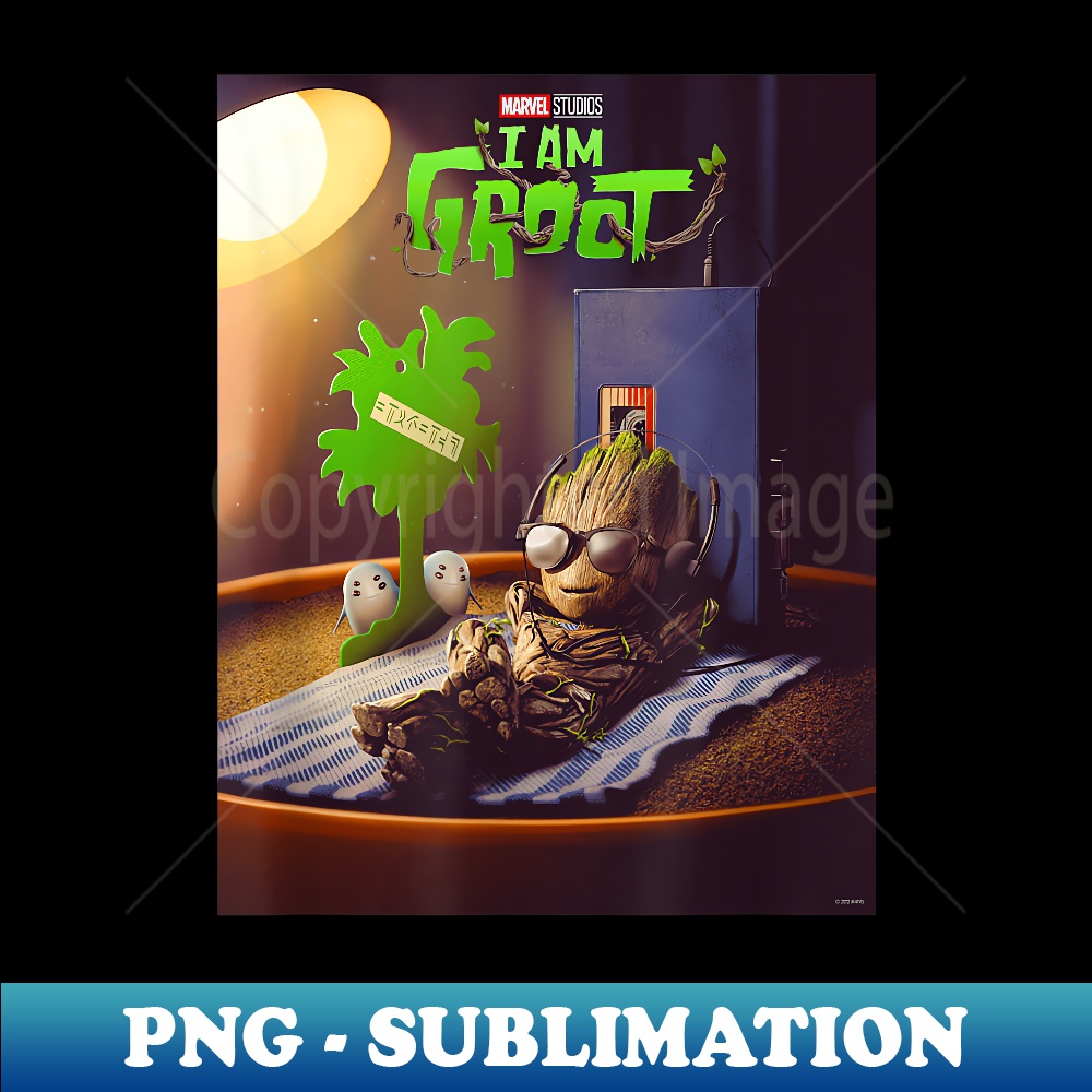 Marvel Studios I Am Groot - Sublimation-Ready PNG File - Spi | Inspire ...