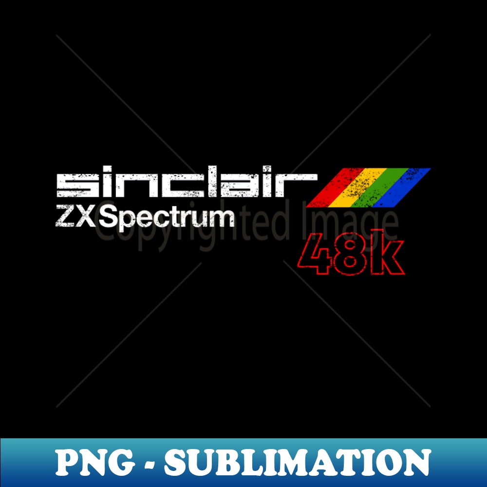 Zx Spectrum 48k Retro Design - PNG Sublimation Digital Downl | Inspire ...