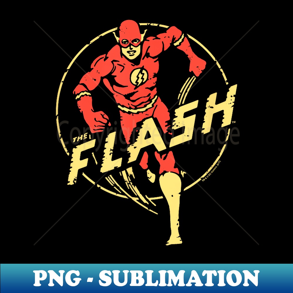 The Flash Flash Comics - Signature Sublimation PNG File - Sp | Inspire ...