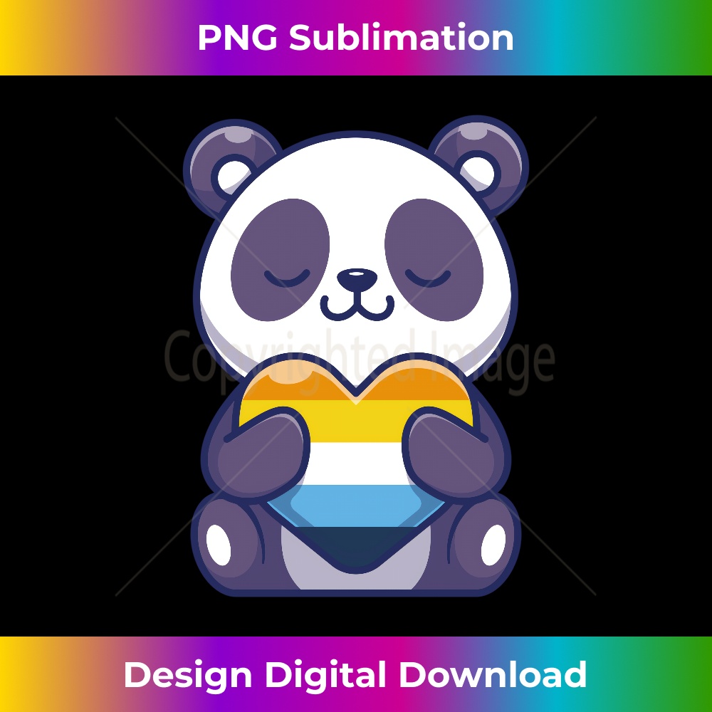 Aroace Pride Aro Ace Panda Heart Aromantic Asexual Pride Lon | Inspire ...