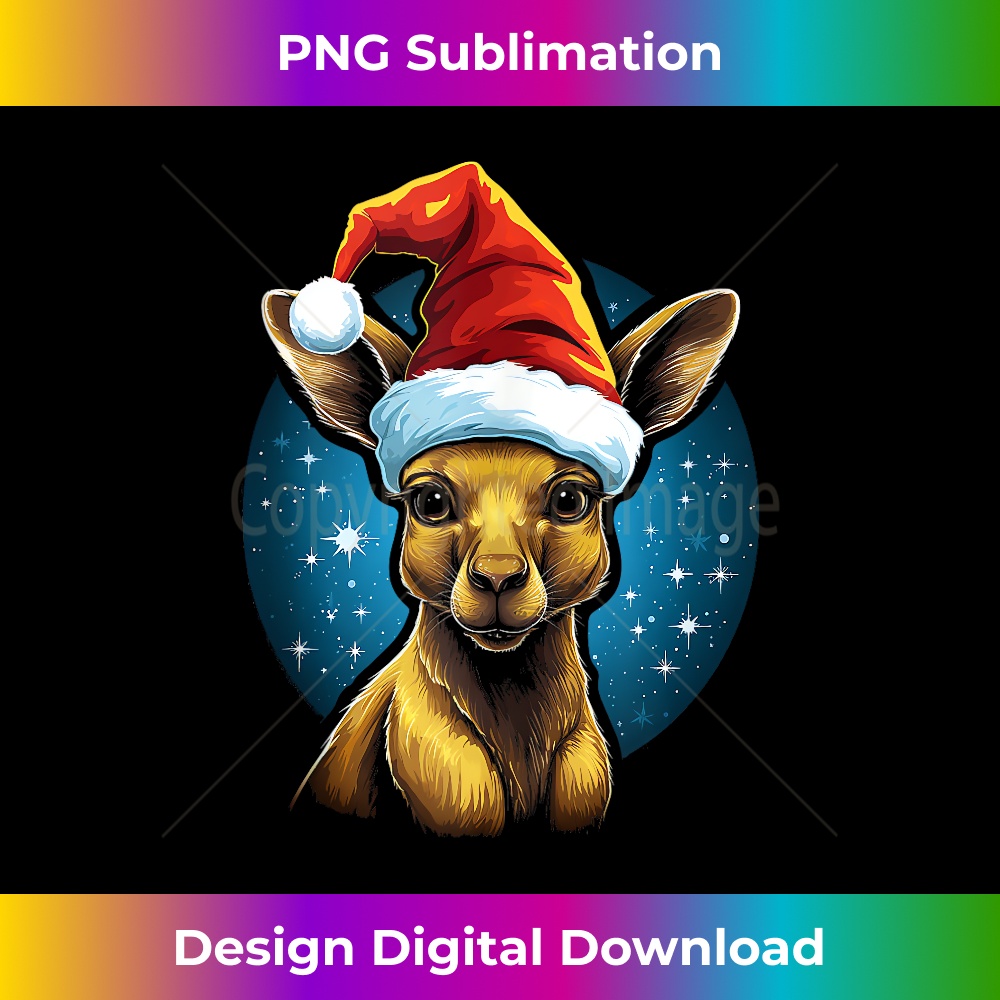 Kangaroo Christmas Hat - X-mas Kangaroo Tank To - Contempora | Inspire ...