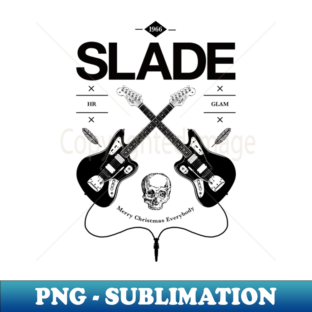 Slade Guitar Vintage Logo - Aesthetic Sublimation Digital Fi | Inspire ...