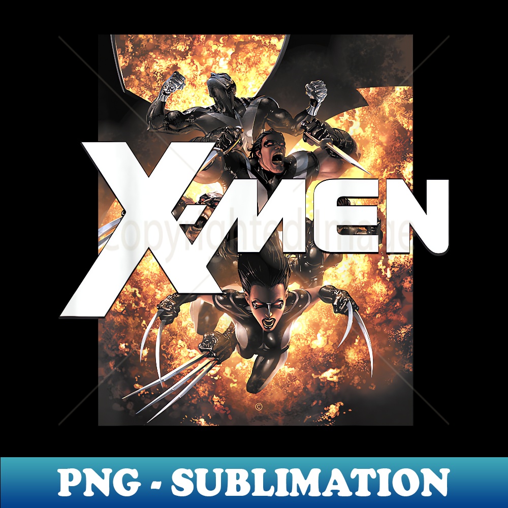 Marvel X-Men X-23 Explosive Team X-Force Graphic - PNG Trans | Inspire ...