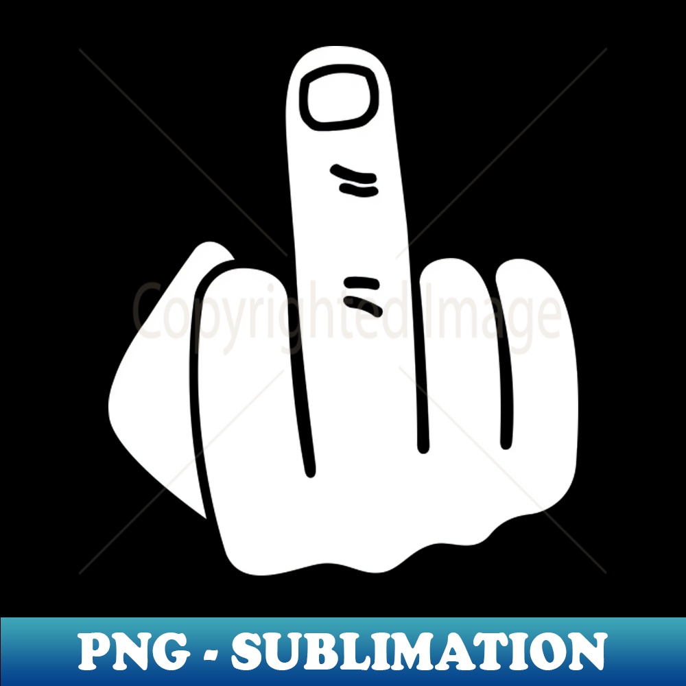 Middle Finger - Retro PNG Sublimation Digital Download - Fas | Inspire ...