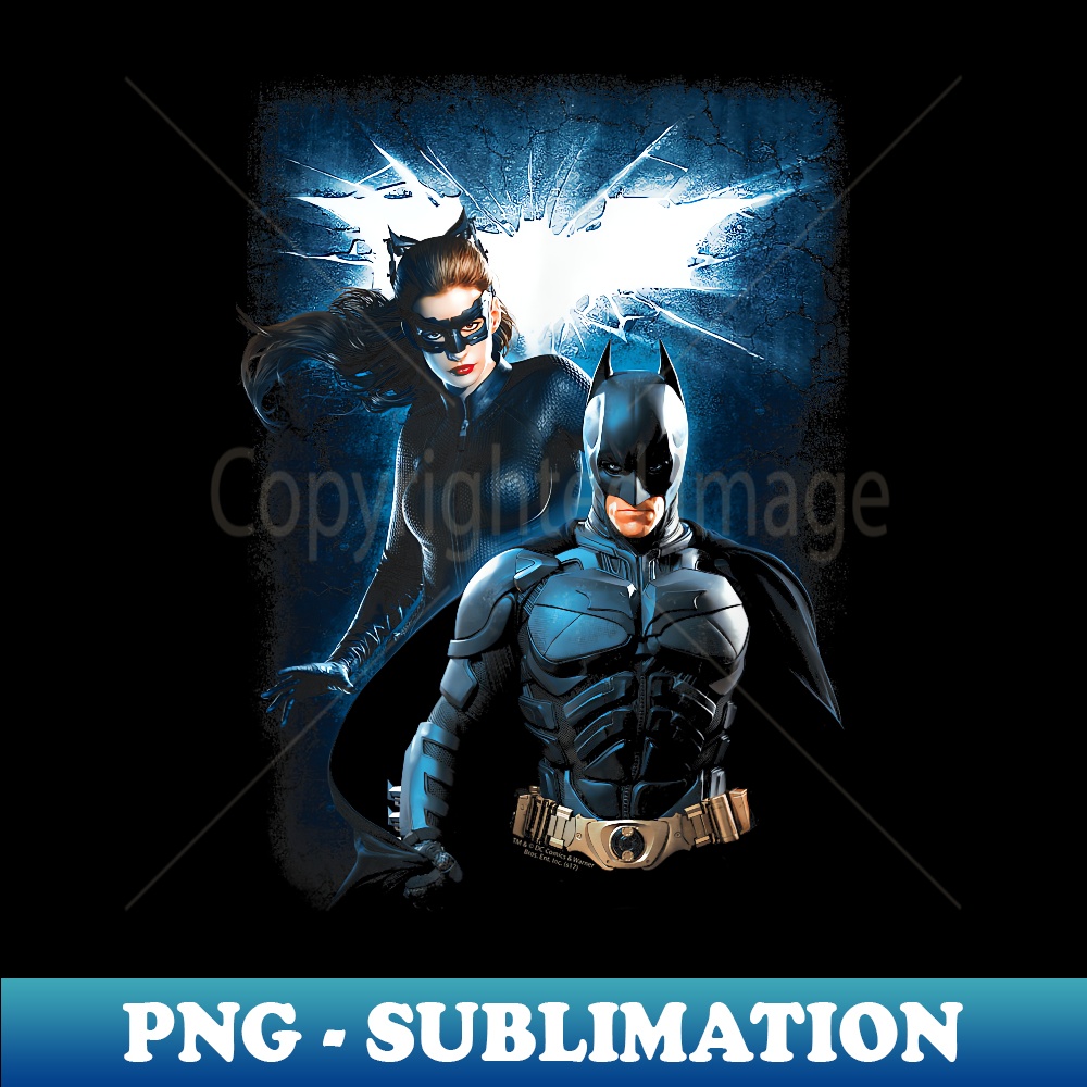Batman Dark Knight Rises Bat & Catwoman - Sublimation-Ready | Inspire ...