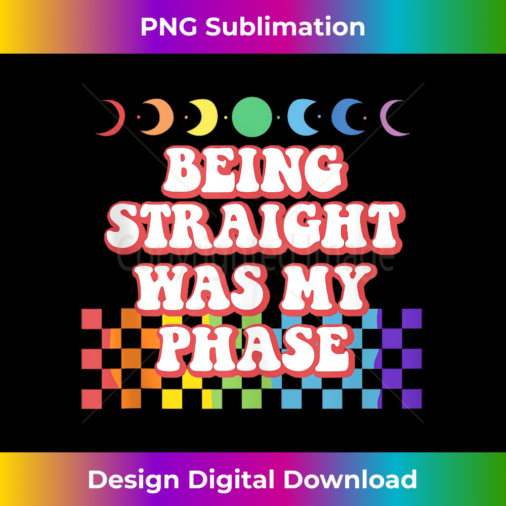 Moon Phases Rainbow Being Straight Was The Phase LGBT Pride - Inspire ...