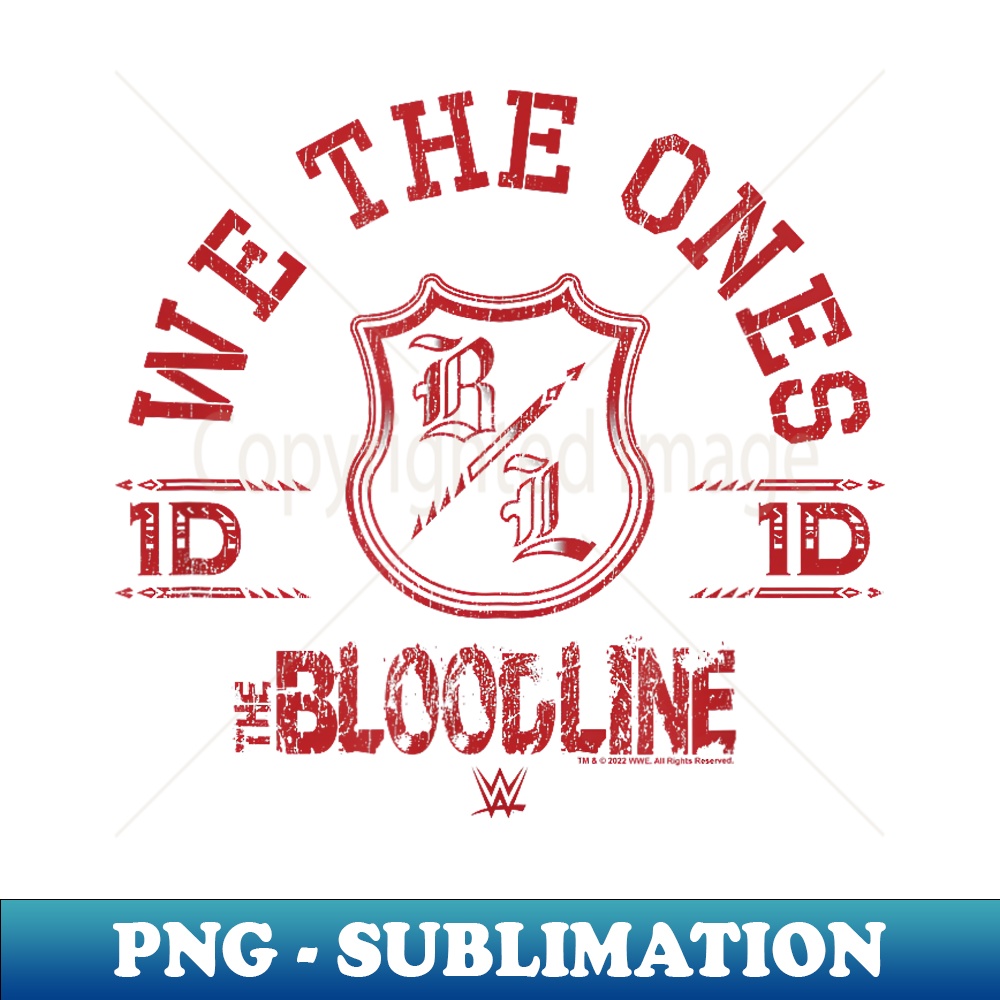 WWE We The Ones The Bloodline 1D Crest Shield Distressed - R | Inspire ...