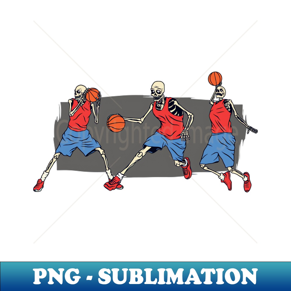 Skeleton Basketball Players - Vintage Sublimation PNG Downlo | Inspire ...