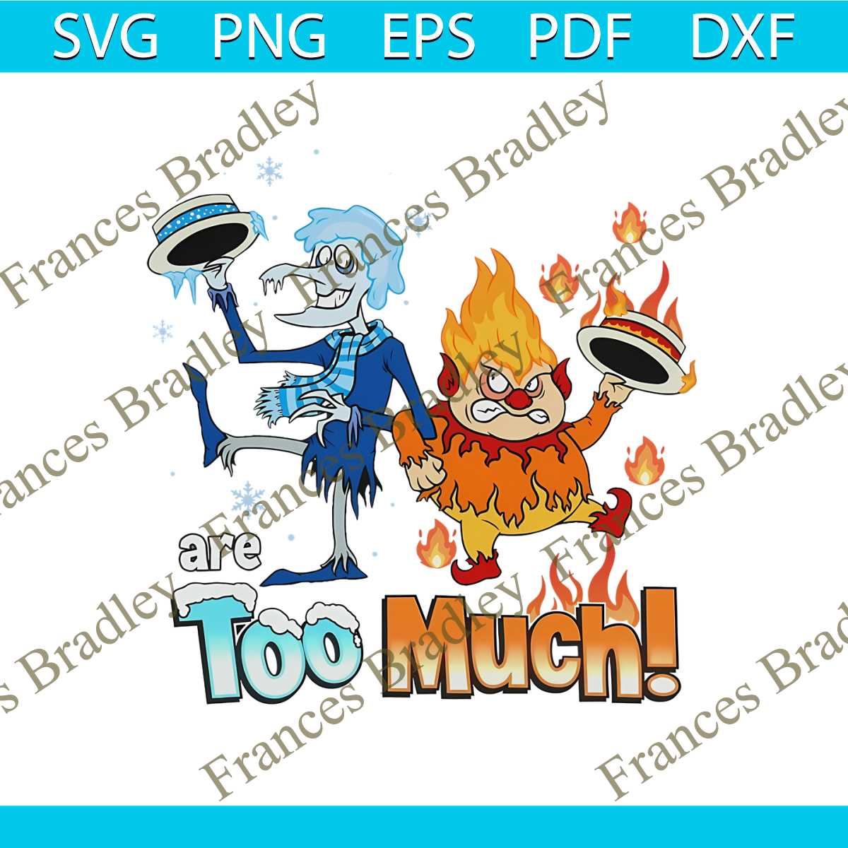 Miser Brothers Too Much Heat and Snow Miser PNG Download | Inspire Uplift