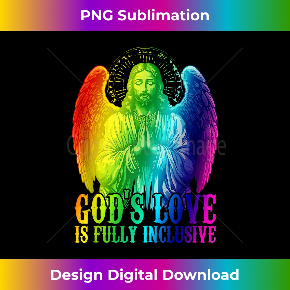 God Love Is Fully Inclusive Christian Jesus Love LGBT Pride | Inspire ...