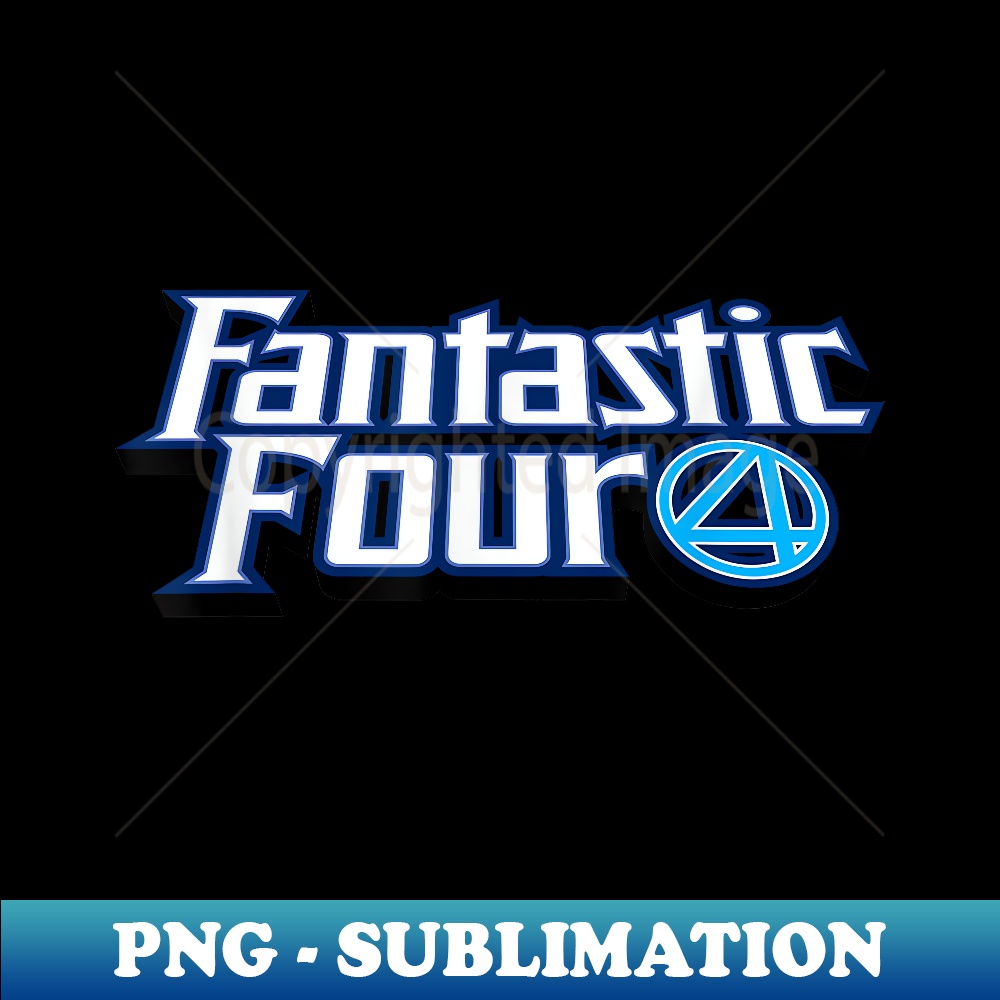 Marvel Fantastic Four 4 Logo - Artistic Sublimation Digital | Inspire ...