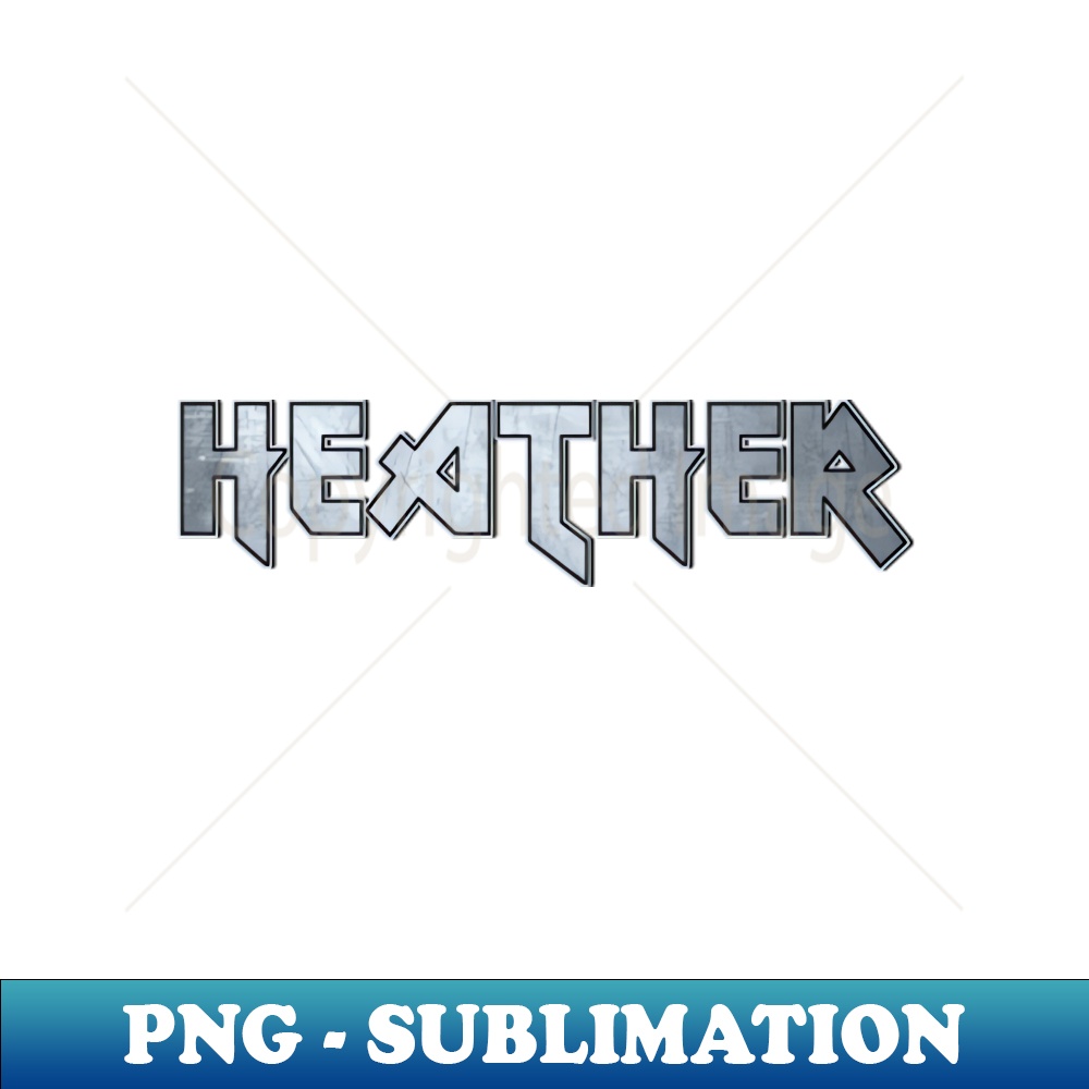 Heavy metal Heather - High-Resolution PNG Sublimation File - | Inspire ...