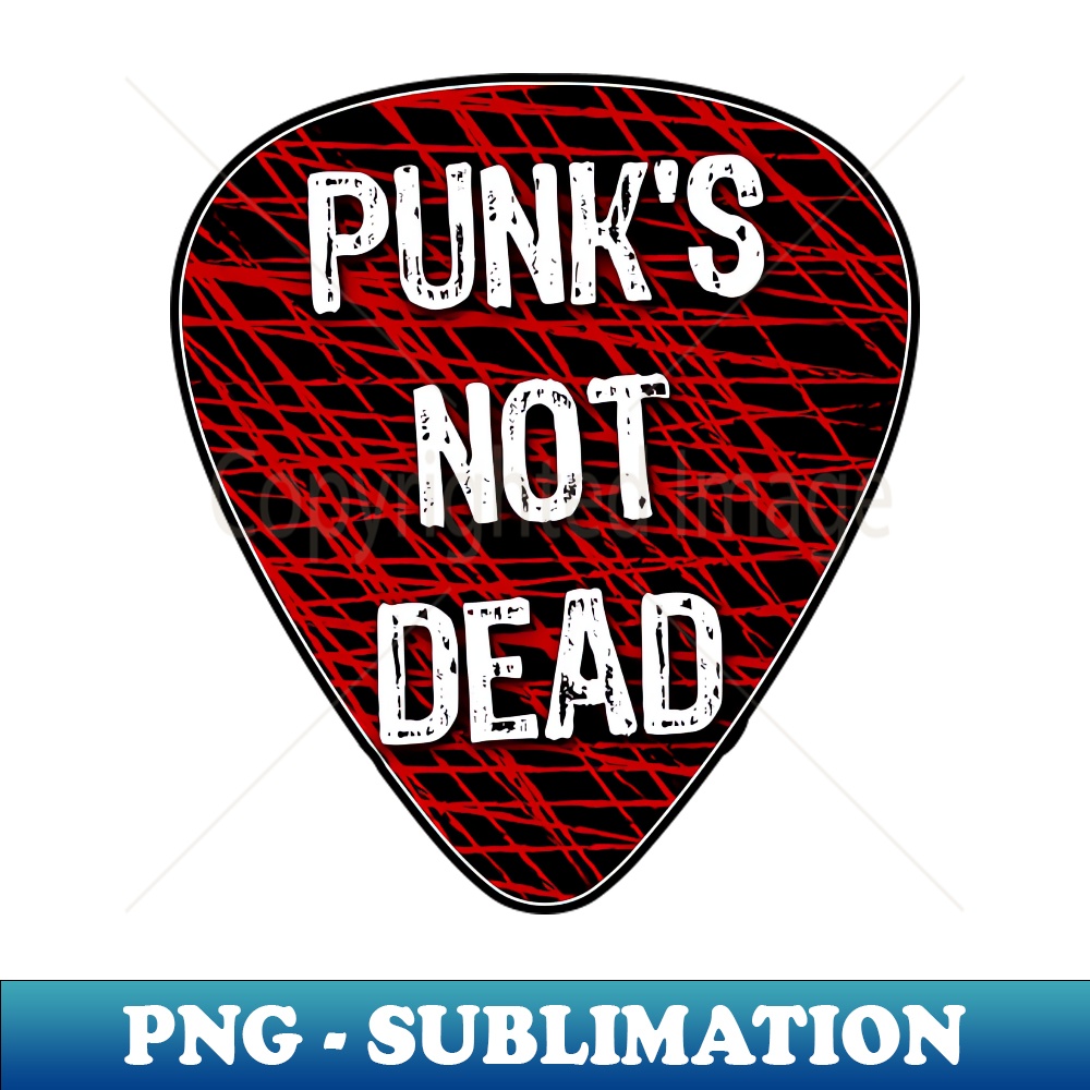 Punk Rock Guitar Pick - Professional Sublimation Digital Dow | Inspire ...