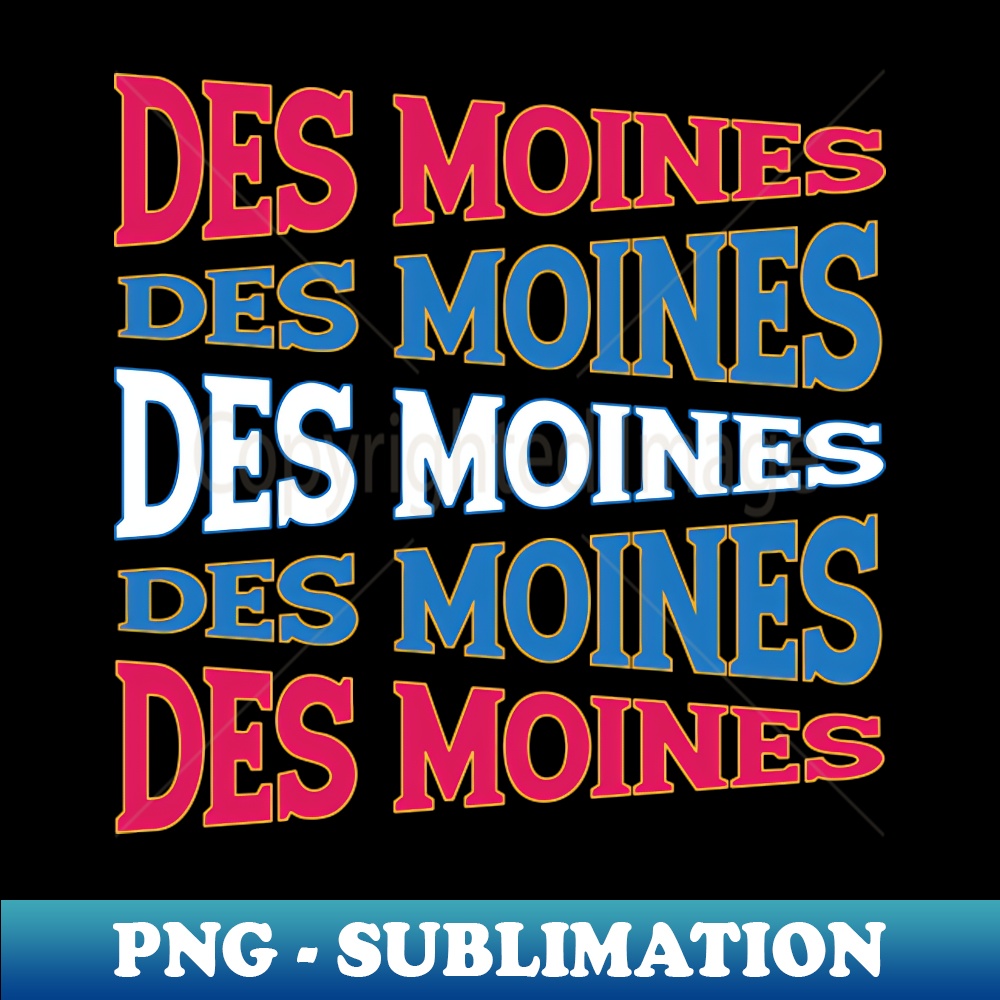 NATIONAL TEXT ART DES MOINES - Aesthetic Sublimation Digital | Inspire ...