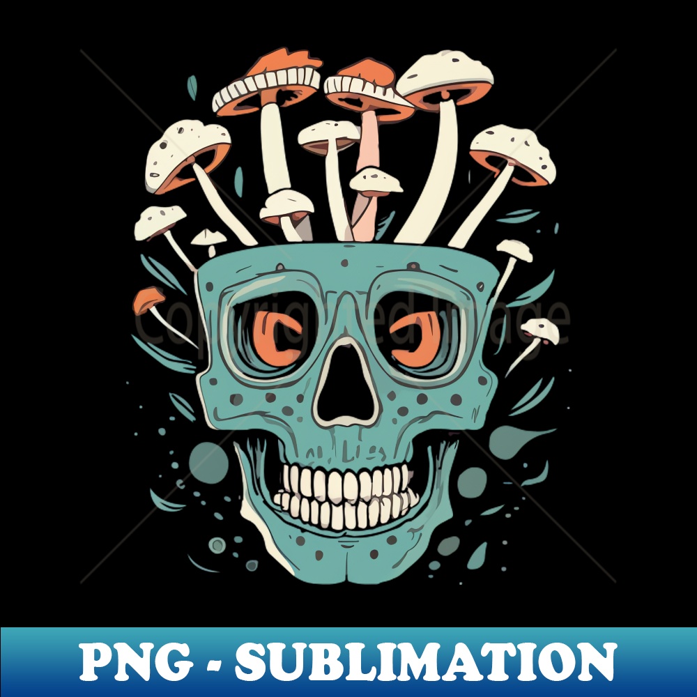 skeleton mushroom - Instant Sublimation Digital Download - P - Inspire ...