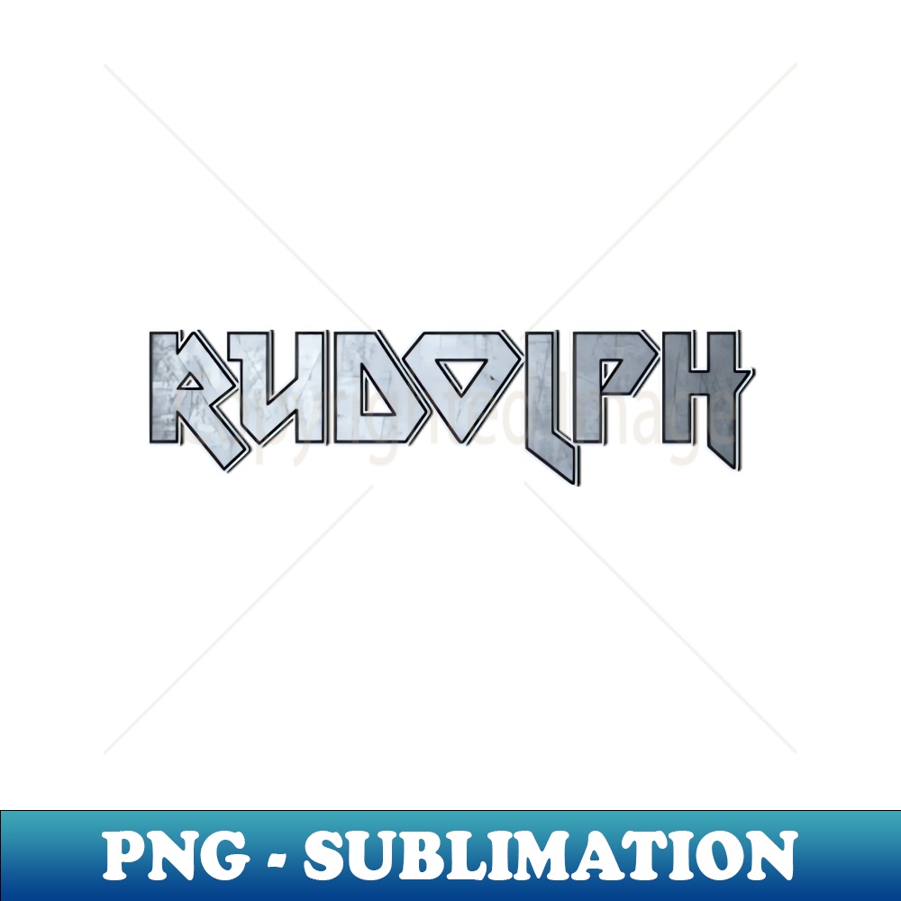 Heavy metal Rudolph - PNG Transparent Sublimation Design - B | Inspire ...