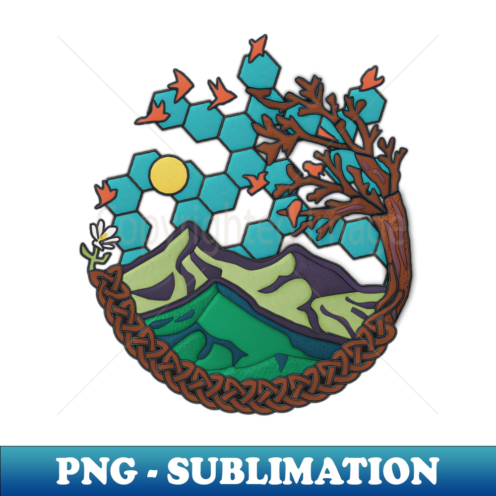 The Red Flock - Sublimation-Ready PNG File - Revolutionize Y | Inspire Uplift