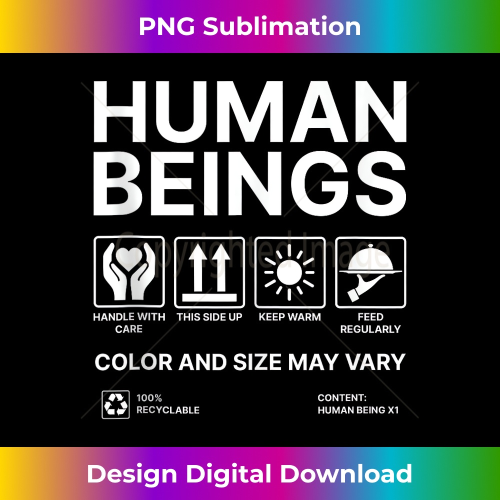 Human Beings Colors May Vary Equality Diversity Pride Tank T | Inspire Uplift