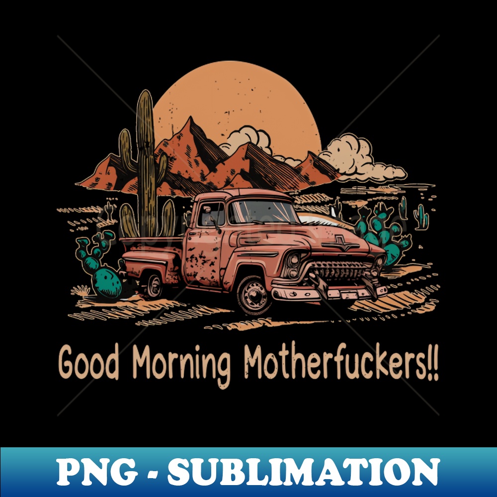 Good Morning Motherfuckers Skull-Bull Cactus - PNG Transpare - Inspire ...