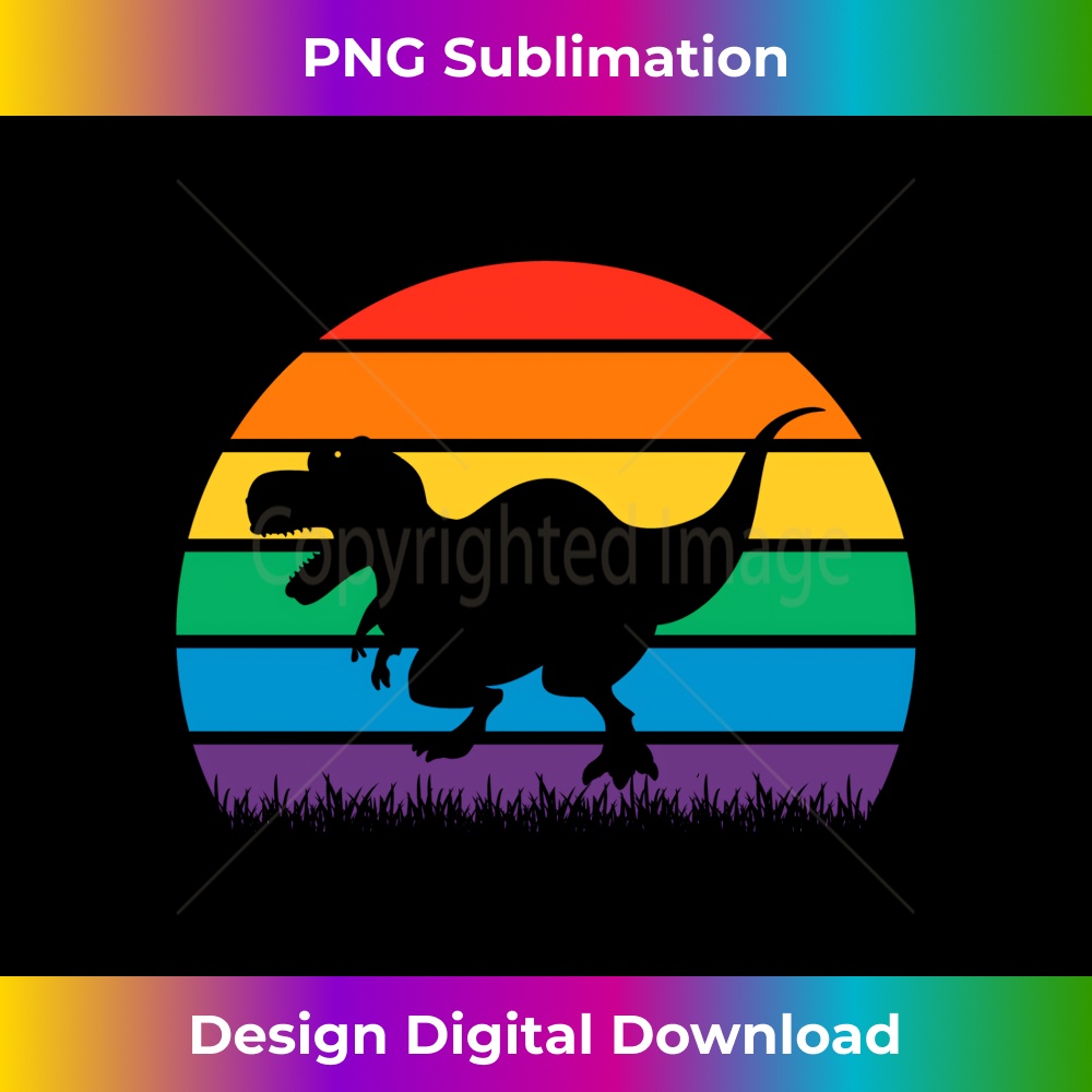Dinosaur T Rex LGBT Gay Pride Flag Allysaurus Ally Men Boys - Inspire ...