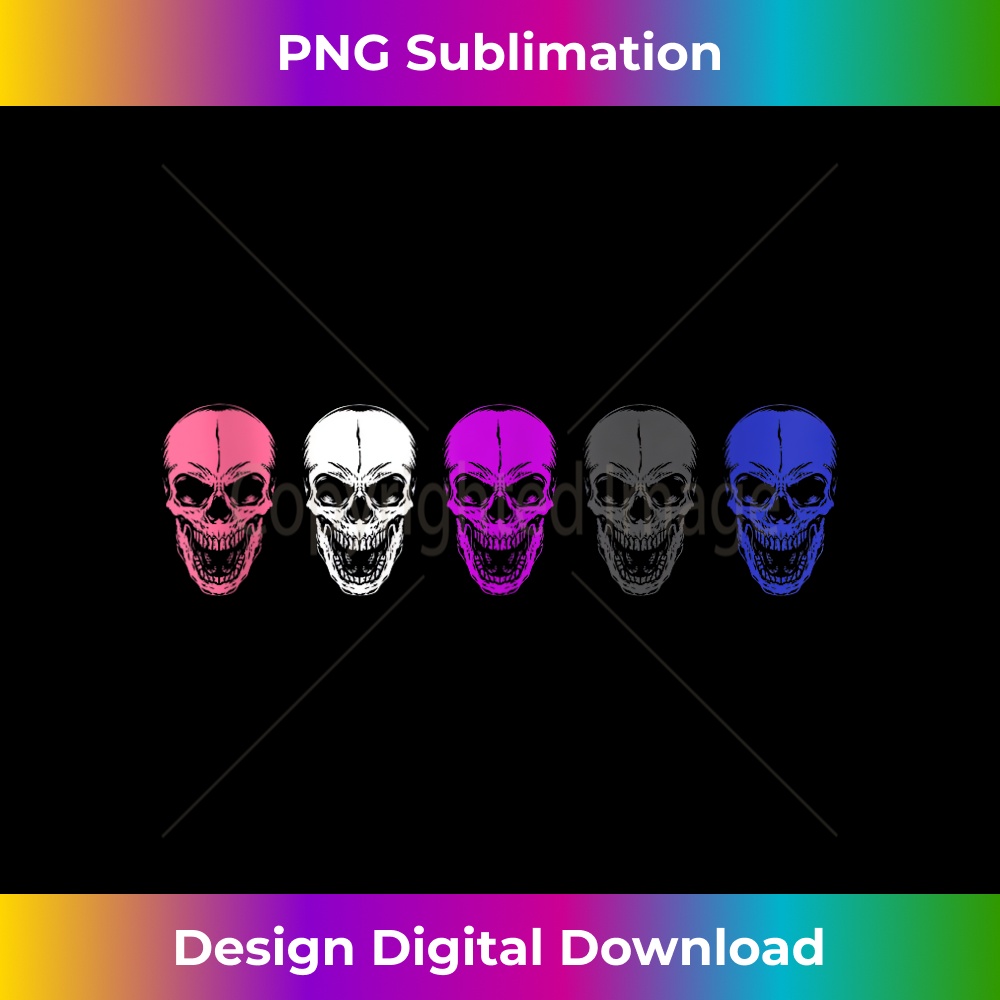 Halloween Genderfluid Pride Goth Ally Lgbt Flag Skeleton Sku | Inspire ...